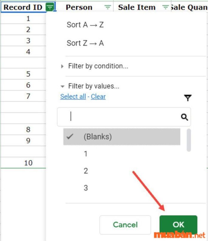 Hướng dẫn cách xóa dòng trống trong Google Sheet đầy đủ nhất!